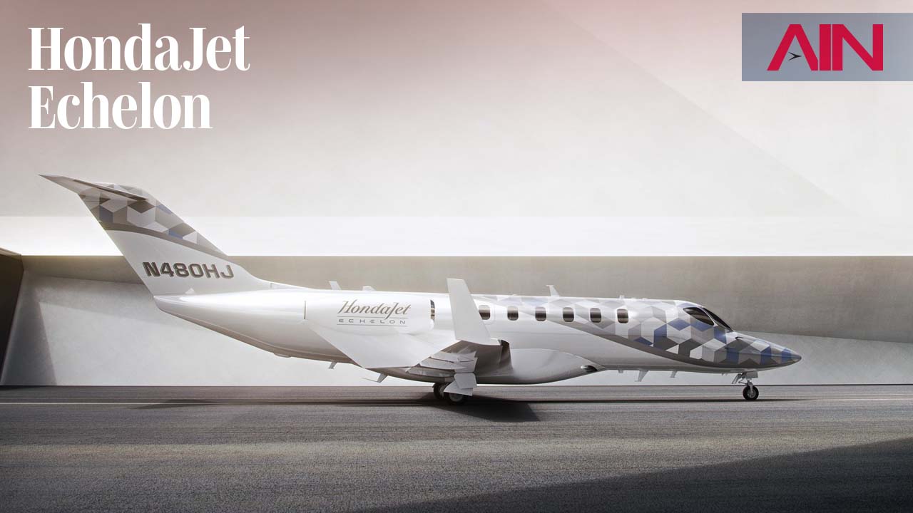 Honda’s New Larger Business Jet Will be Called the HondaJet Echelon ...