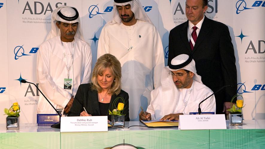 Boeing Signs UAS Teaming Agreement in UAE | Aviation International News