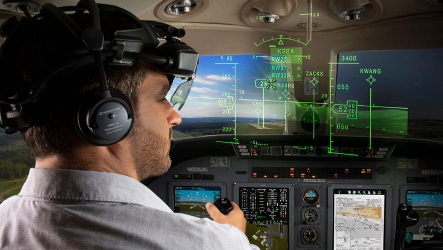 Wearable HUD Offers High-tech Retrofits | Aviation International News