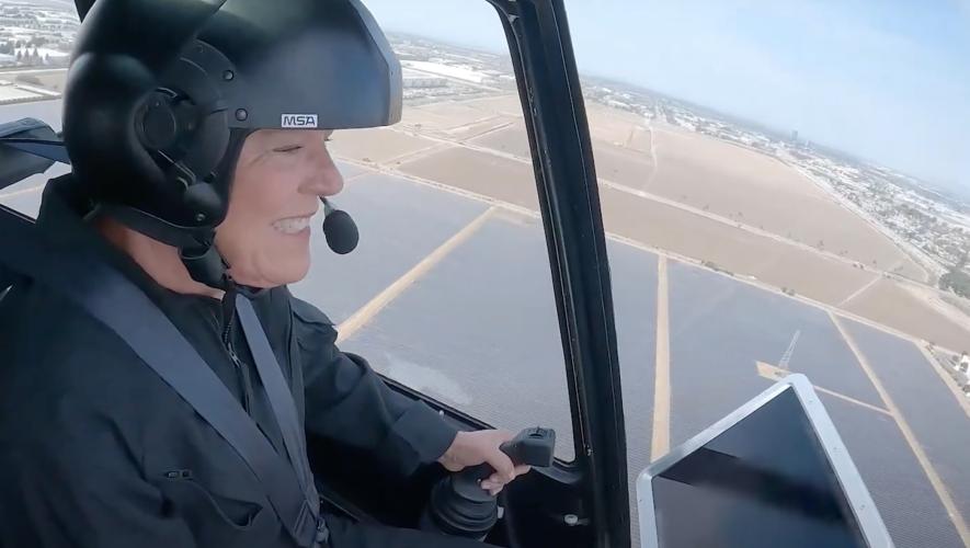 U.S. Rep. Julia Brownley Flies Skyryse FlightOS automated R44 ...