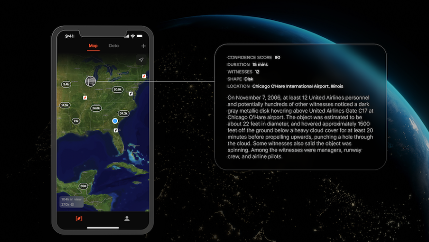 App Launches for Reporting Unidentified Aerospace Phenomena Sightings ...