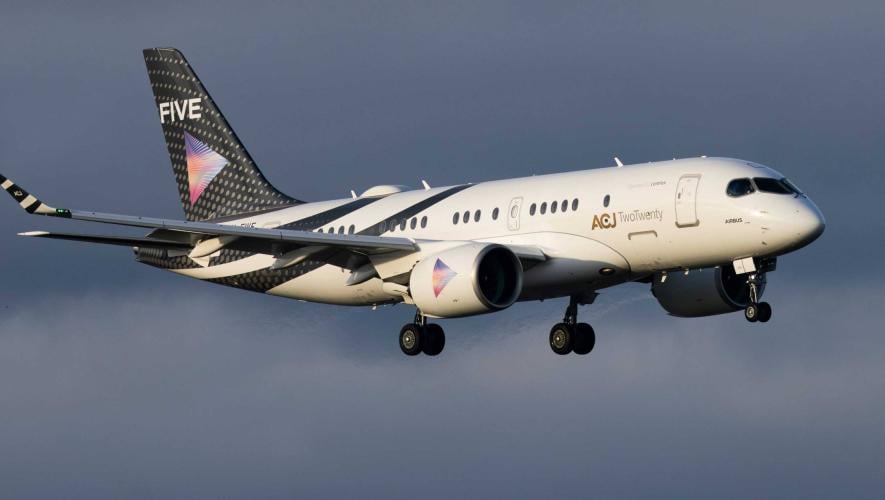 Comlux Delivers First Completed ACJ TwoTwenty | Aviation International News
