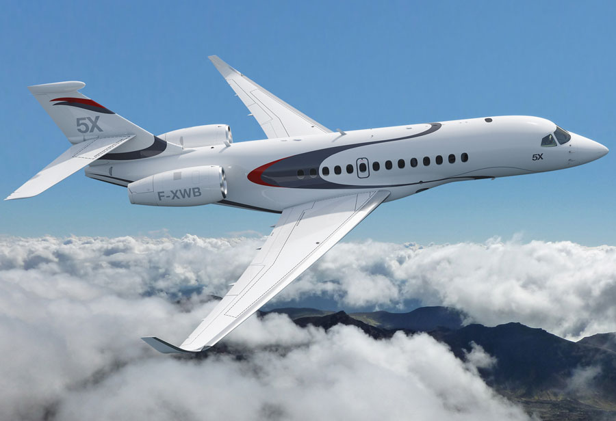 Dassault Reveals New Falcon 5X Business Jet | Aviation International News