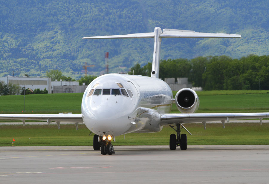 Amjet’s VVIP MD-83 On Show At EBACE | Aviation International News