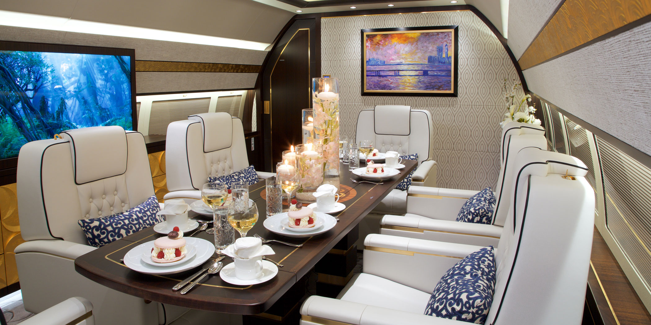 VIP Aircraft Cabins Blend Luxury, Technology | Aviation International News