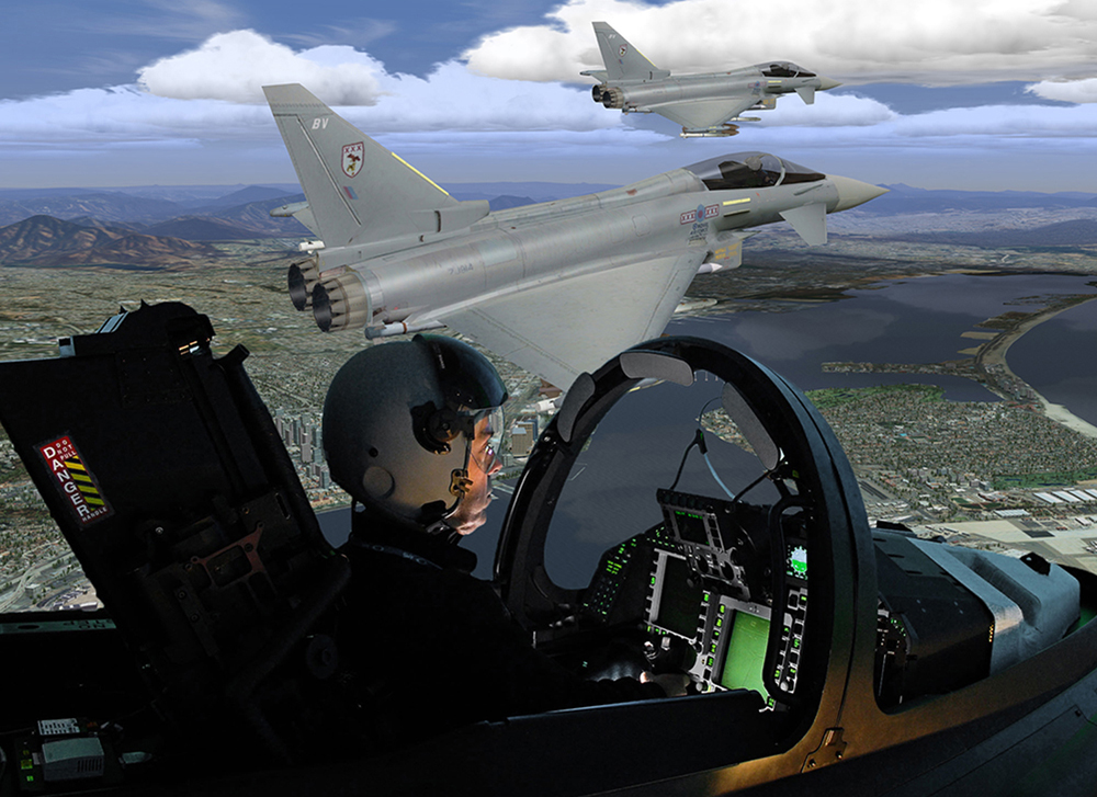 Qatari Typhoon Simulator to Use CAE's Medallion MR Visuals | Aviation ...