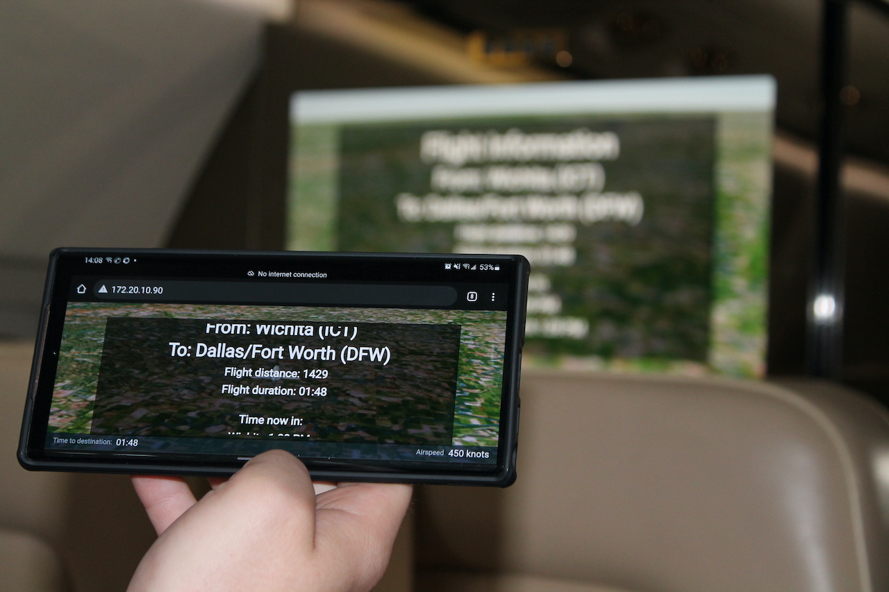 Gotham Studios Gets Its First Goji IFE System Install | Aviation ...