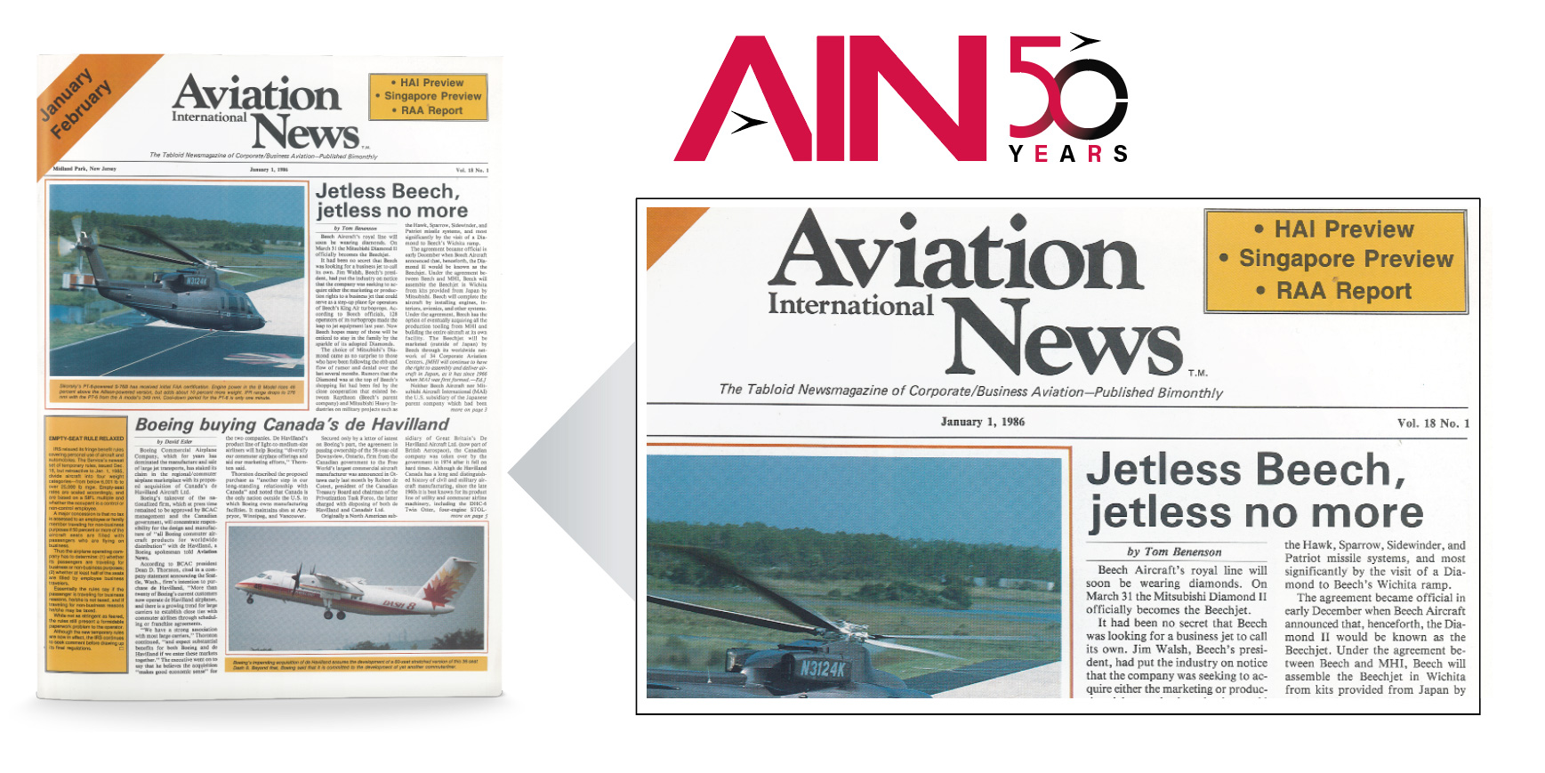 Flashback: Aviation Convention News Rebrands To Aviation International ...
